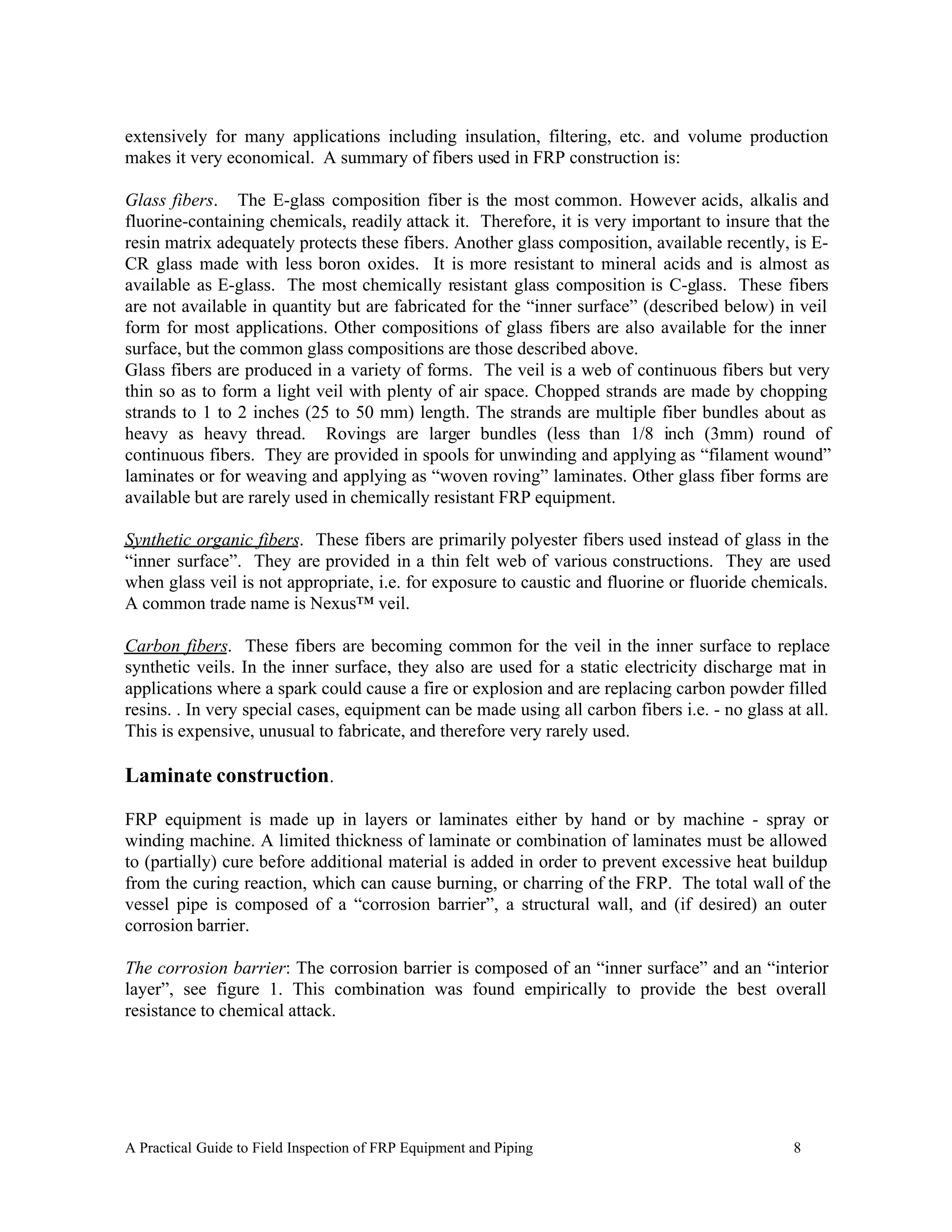 MTI Field Guide to Inspection of FRP Pipes | PDF