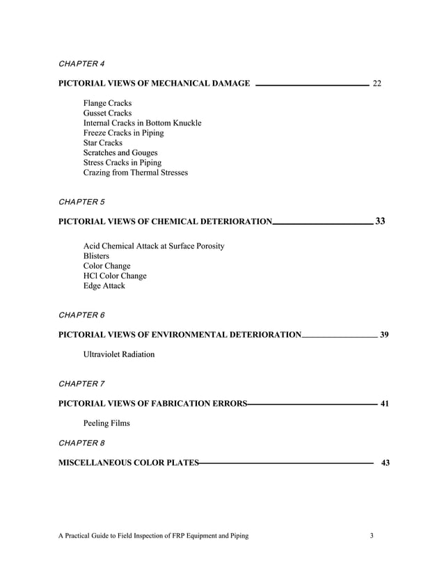 MTI Field Guide to Inspection of FRP Pipes | PDF
