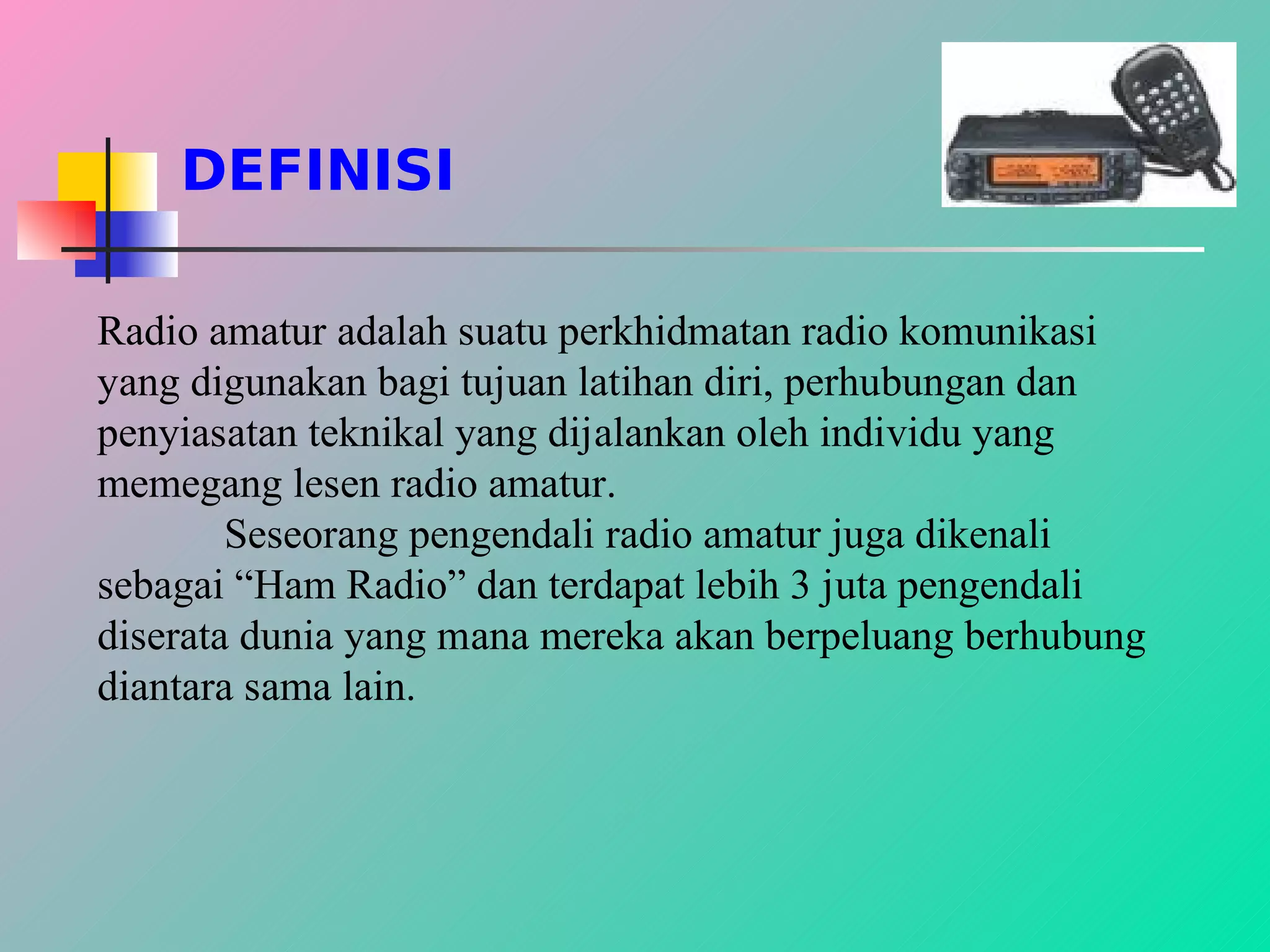 Asas Pengenalan Radio Amatur | PDF