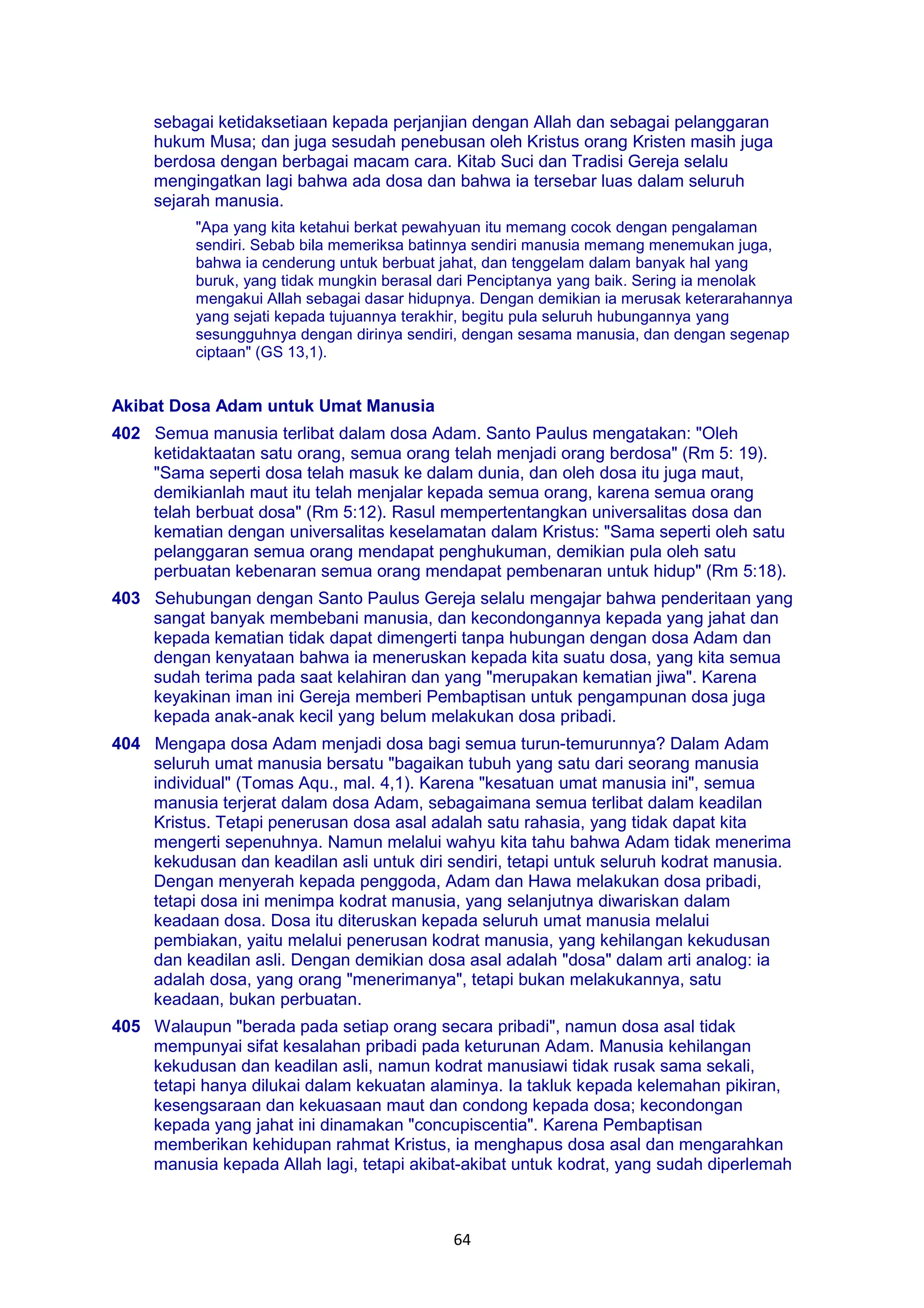 Katekismus Gereja Katolik | PDF