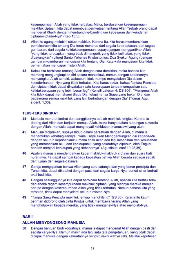 Katekismus Gereja Katolik | PDF