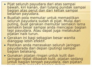 PPT PRAKTEK PEMERIKSAAN SADARI PADA PEREMPUAN | PDF