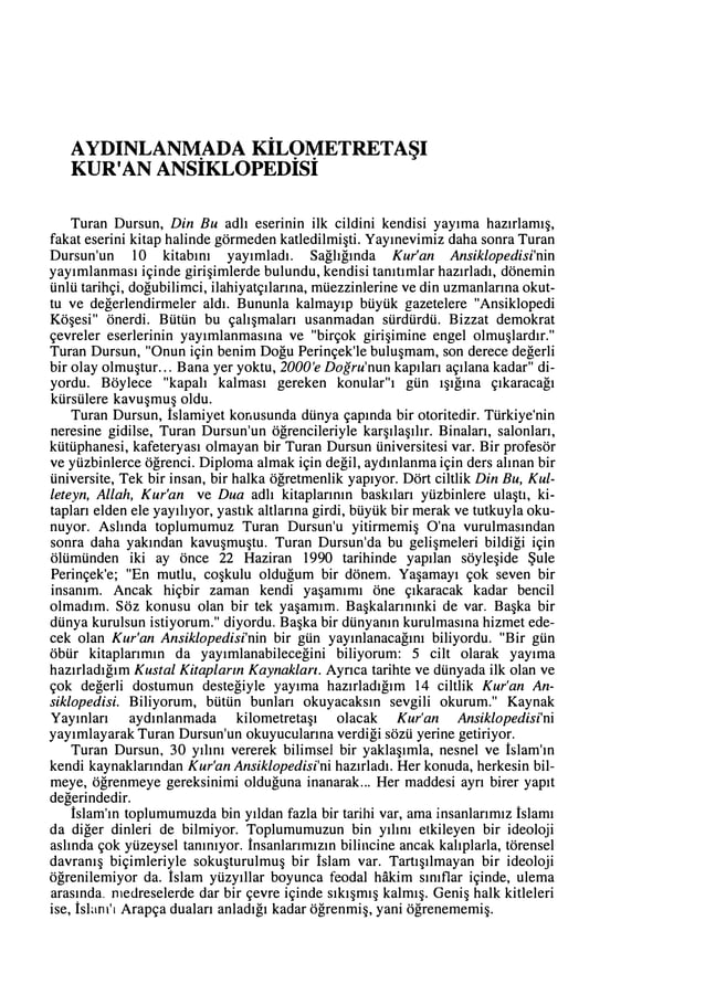 Kur'an Ansiklopedisi 1.pdf Serinin birinci kitabi | PDF