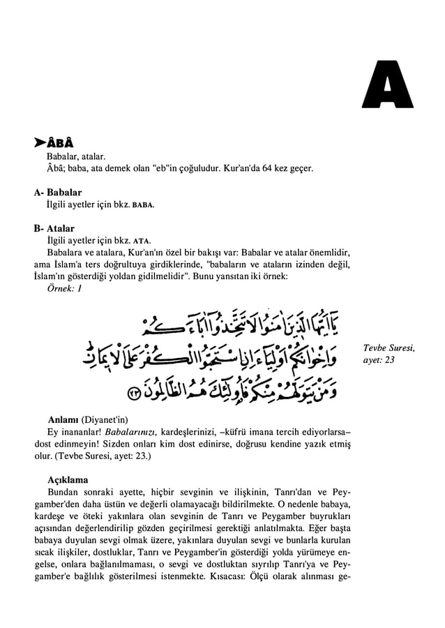 Kur'an Ansiklopedisi 1.pdf Serinin birinci kitabi | PDF