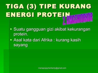 Kurang Energi Protein Ude News | PPT