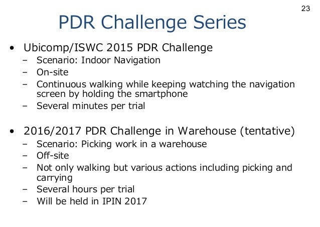 PDR for lab-forming field and its benchmarking