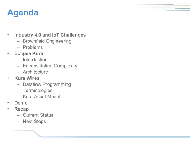 Building IoT Mashups for Industry 4.0 with Eclipse Kura and Kura Wires ...