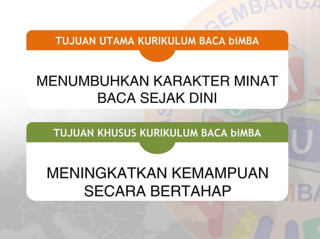 Kurikulum Baca biMBA (new) | PPT