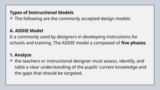Physical Education and Health: Instructional Models | PPTX