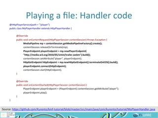 Developing applications with Kurento | PPT