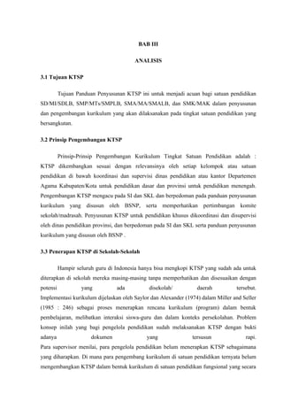 PENERAPAN KTSP | PDF