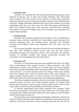 Kurikulum (Rakhmawati K) | PDF