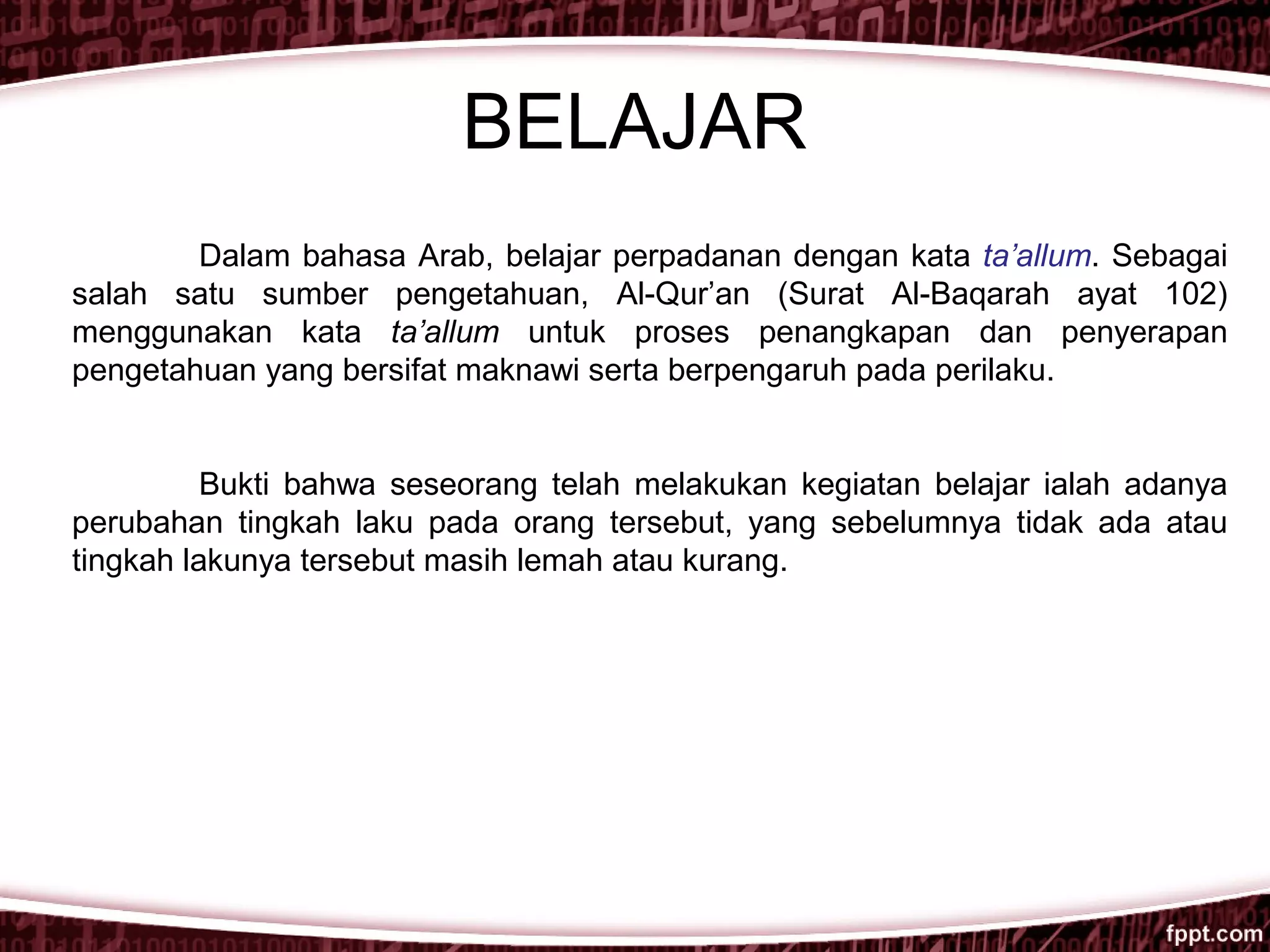 Kurikulum, belajar, dan perbedaan individu | PPT