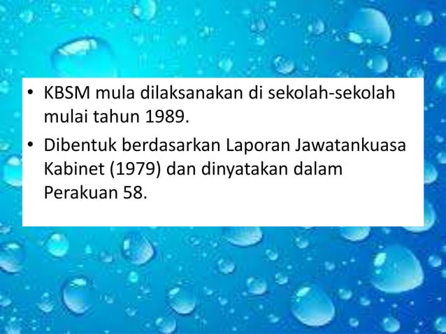 Kurikulum bersepadu sekolah menengah (kbsm) | PPTX