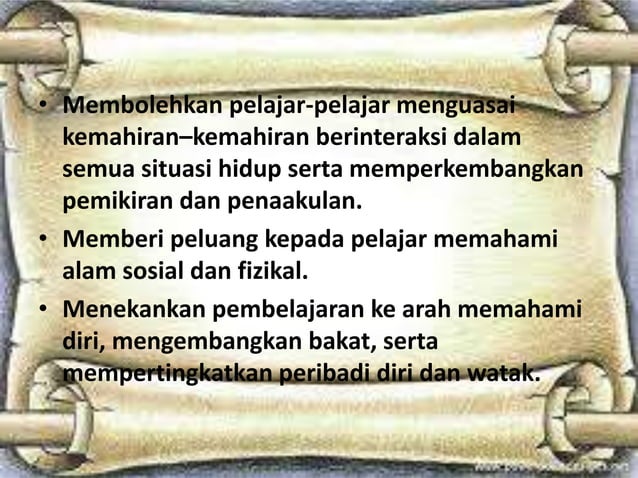 Kurikulum bersepadu sekolah menengah (kbsm) | PPTX