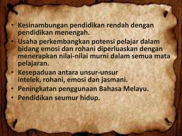 Kurikulum bersepadu sekolah menengah (kbsm) | PPTX