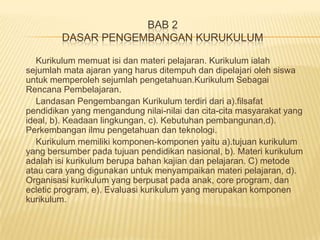 Kurikulum dan pembelajaran | PPT