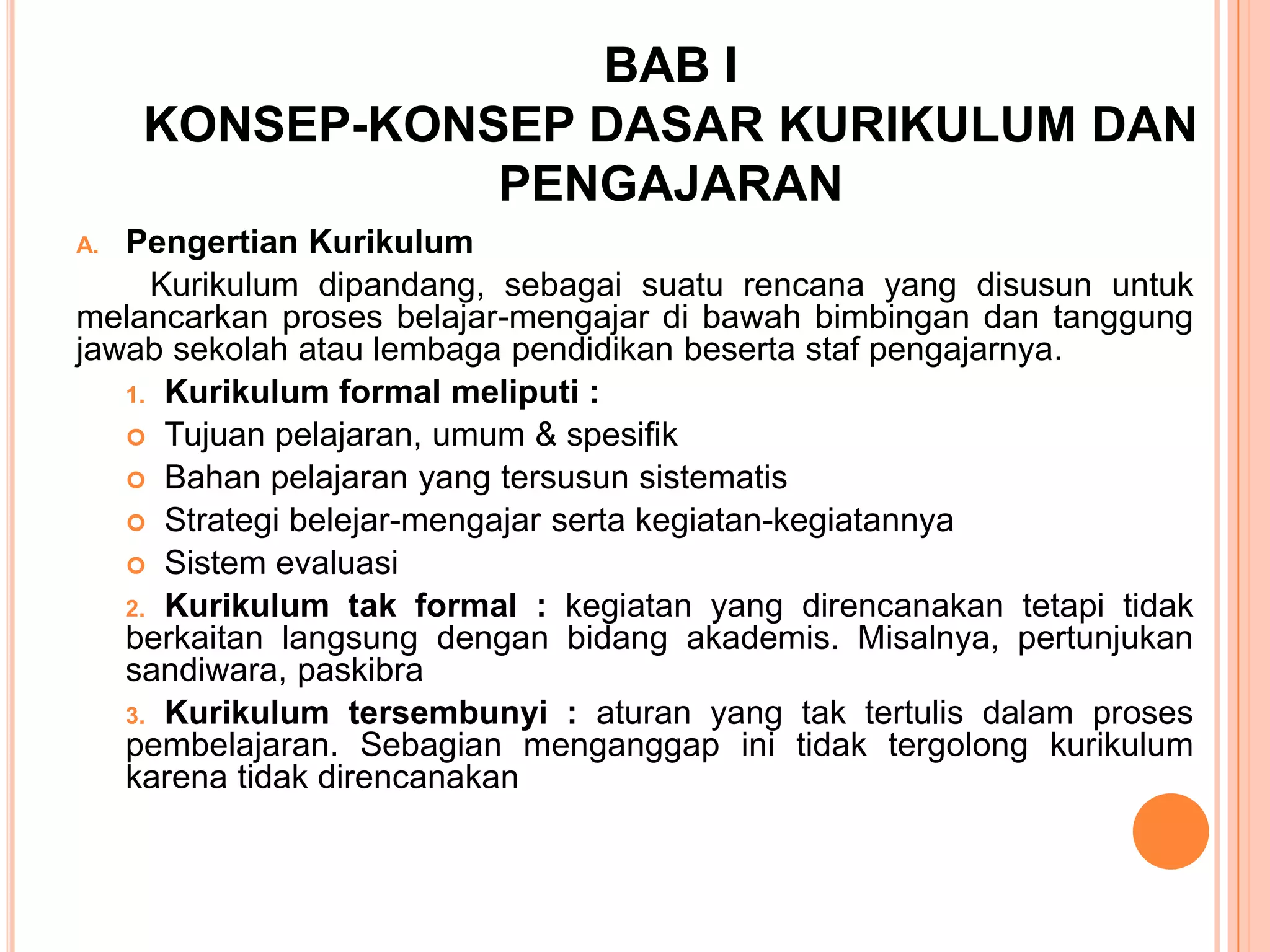 Kurikulum dan pengajaran editan | PPTX