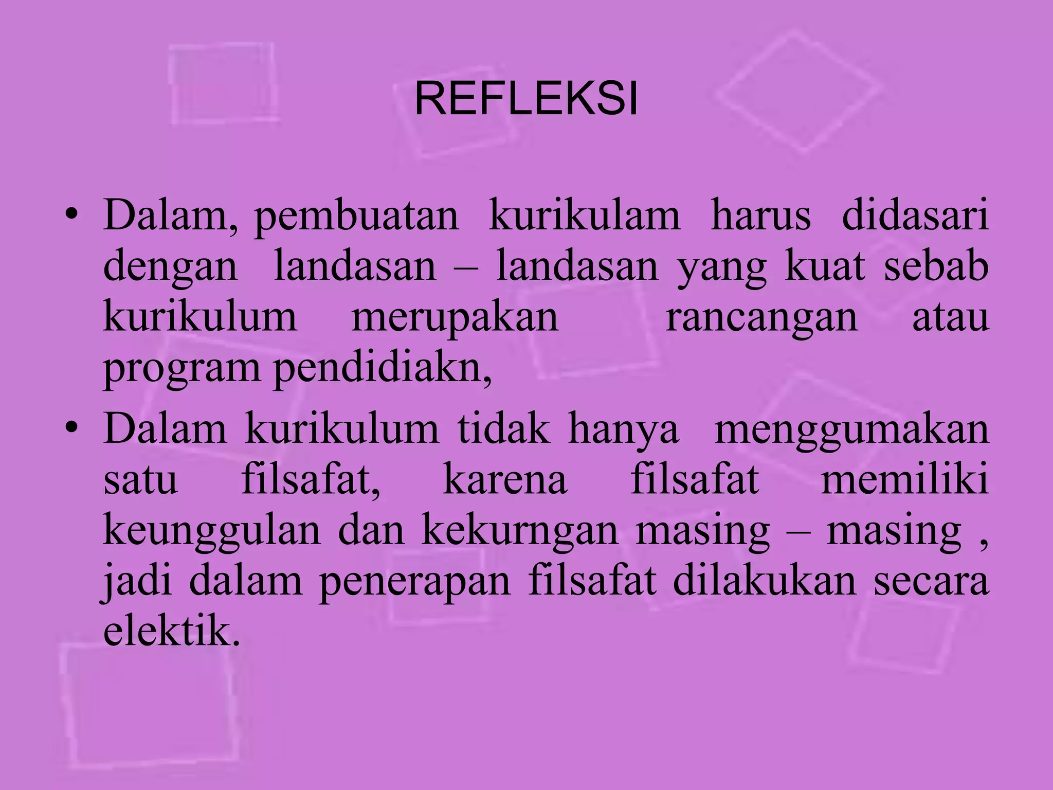 Kurikulum & pembelajaran (ppt) | PPTX