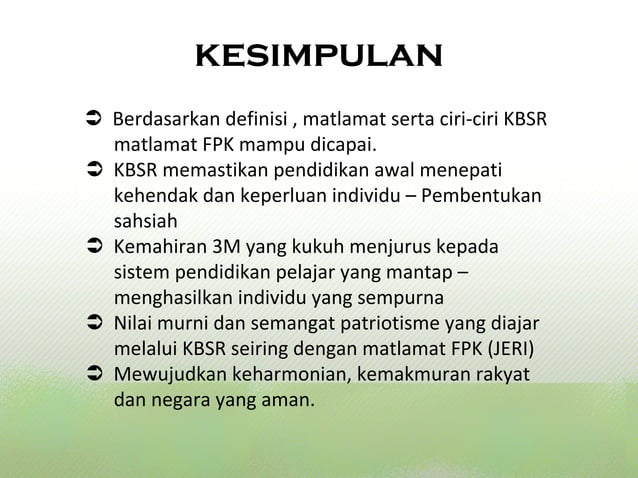 Kurikulum sebagai wahana penterjemahan fpk | PPT