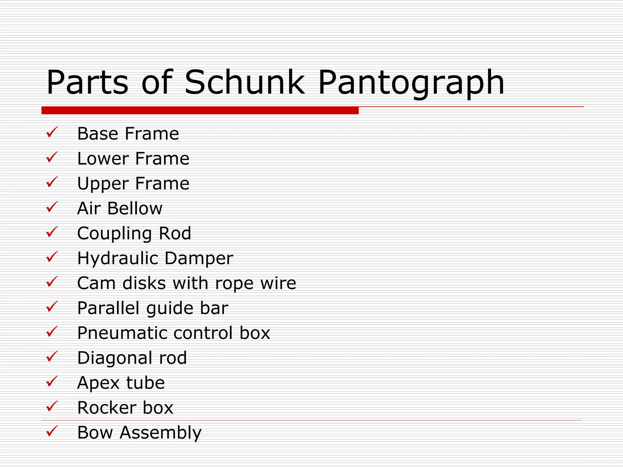 Types of PANTOGRAPH | PPTX