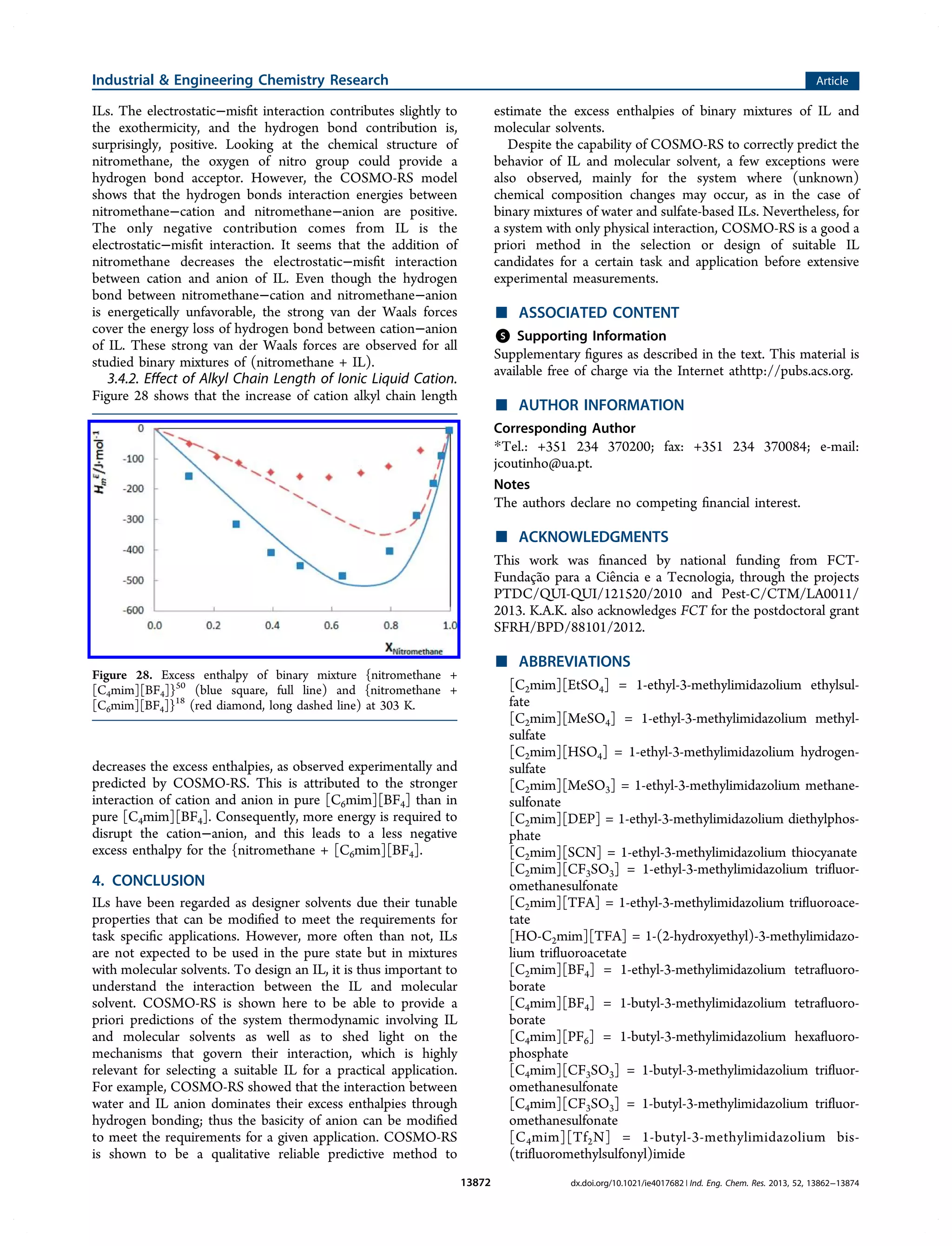 Overview of the excess enthalpies of the binary mixtures composed | PDF
