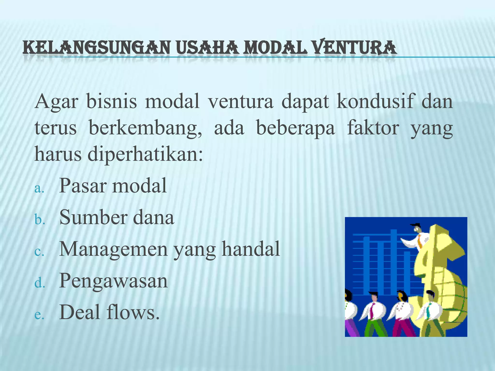 Mekanisme Operasional Modal Ventura | PPTX