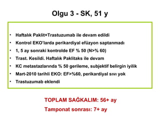 metastatik meme kanserinde doğal seyir-olgu sunumları | PPT