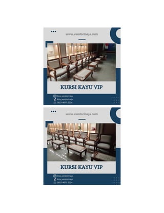 Sewa Kursi Kayu VIP Sejabodetabek dan Sekitarnya | PDF