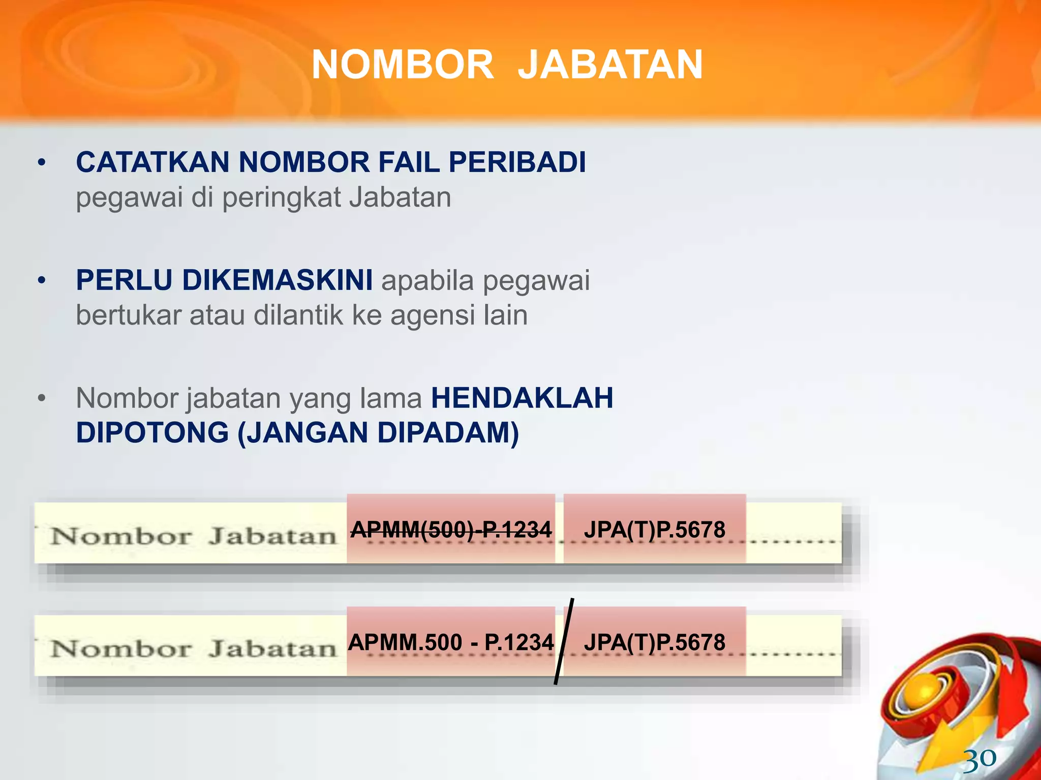 KURSUS BUKU REKOD PERKHIDMATAN BRP [edited Dis 2015] | PPTX