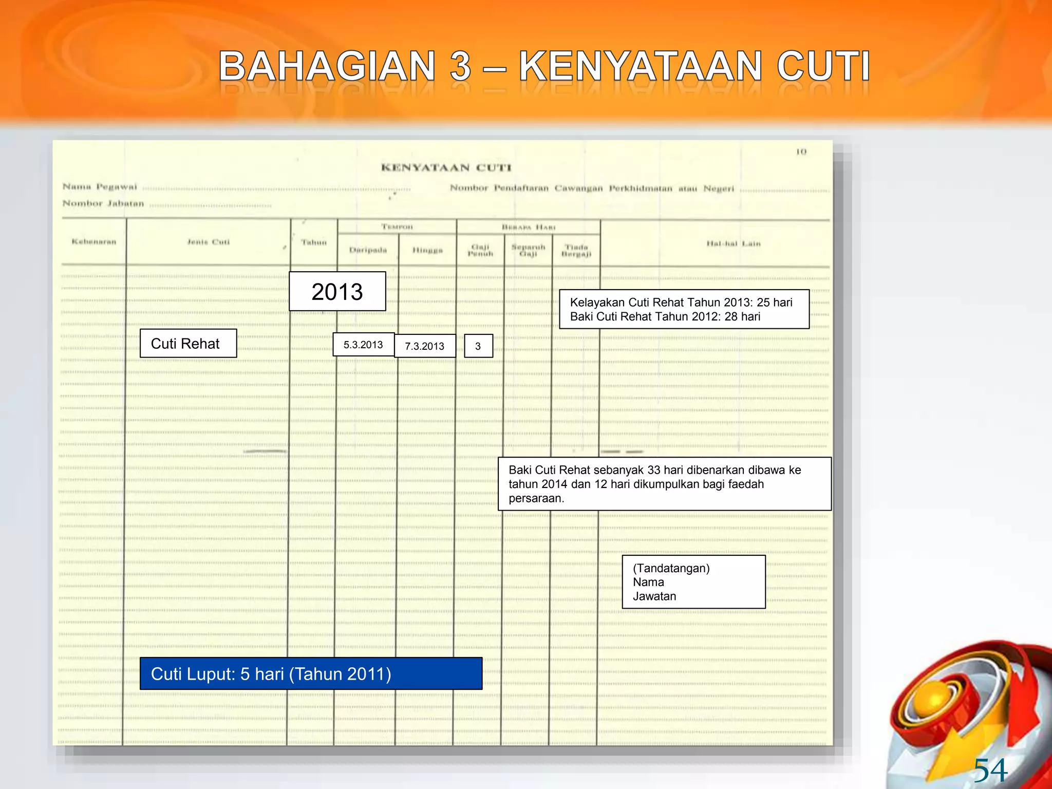 KURSUS BUKU REKOD PERKHIDMATAN BRP [edited Dis 2015] | PPTX