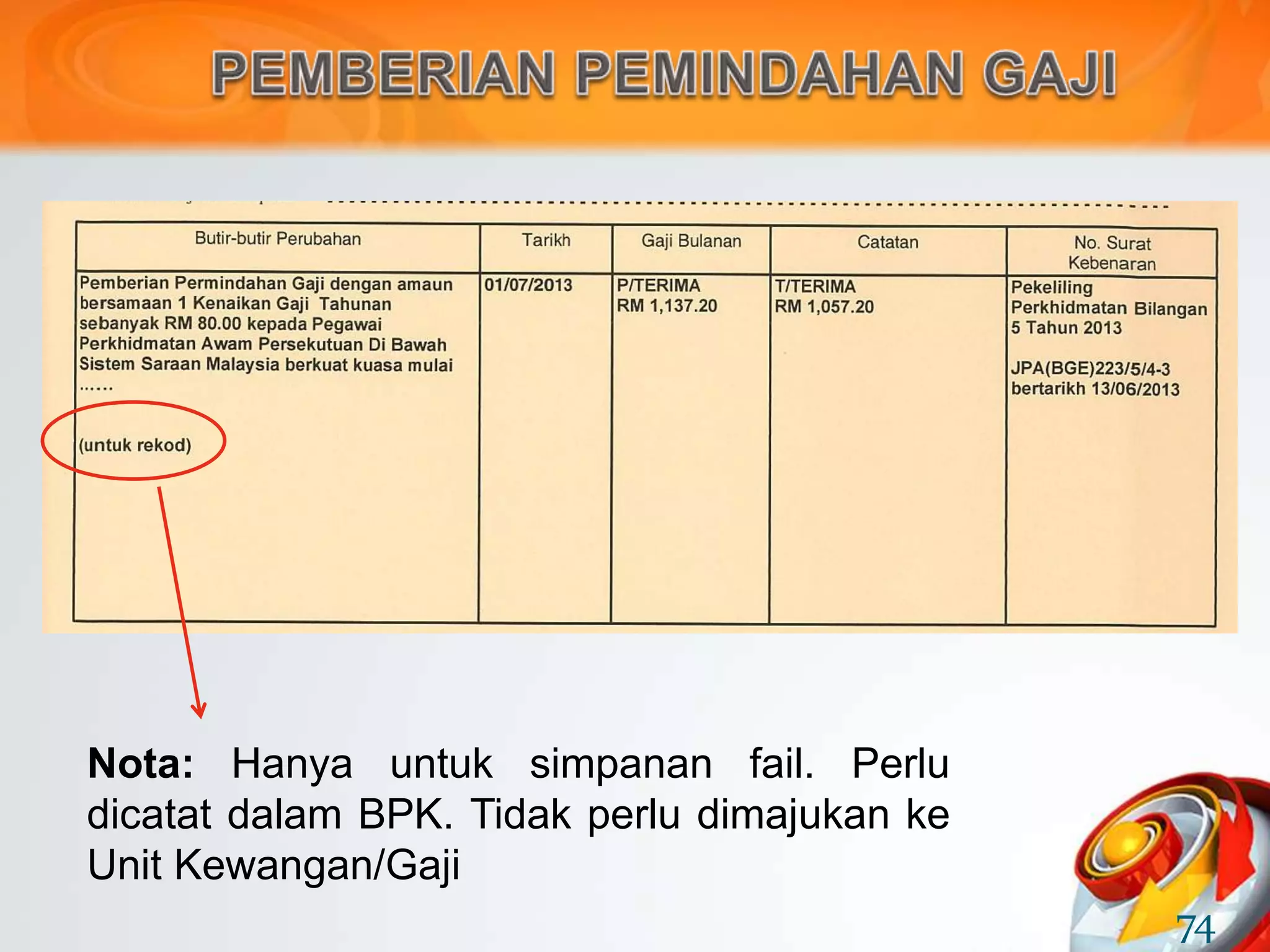 KURSUS BUKU REKOD PERKHIDMATAN BRP [edited Dis 2015] | PPTX