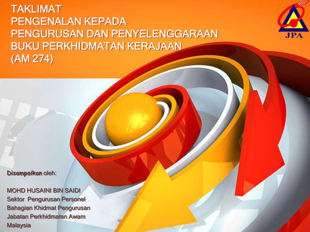 KURSUS BUKU REKOD PERKHIDMATAN BRP [edited Dis 2015] | PPTX