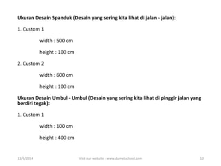 Kursus desain grafis - panduan ukuran untuk membuat sebuah desain ...