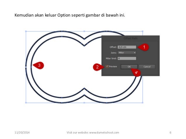 Kursus illustrator offset path adobe illustrator Kursus illustrator offset path adobe illustrator