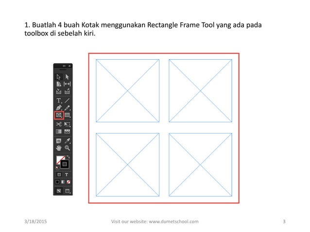 Kursus in design - membuat efek gambar terpotong dengan adobe indesign ...