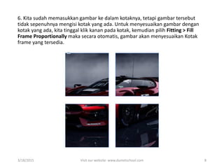 Kursus in design - membuat efek gambar terpotong dengan adobe indesign ...