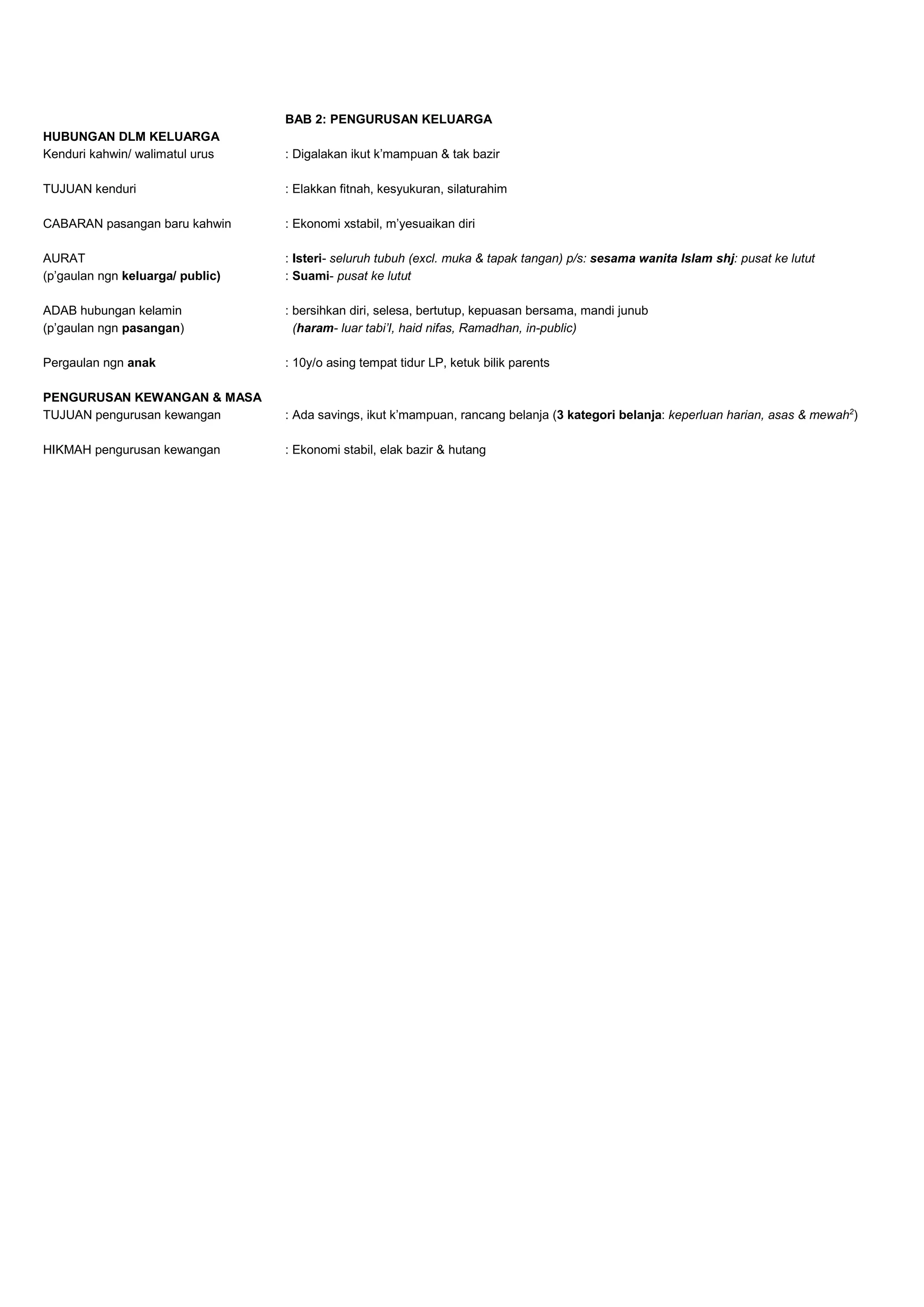 Soalan kursus kahwin Penang | PDF