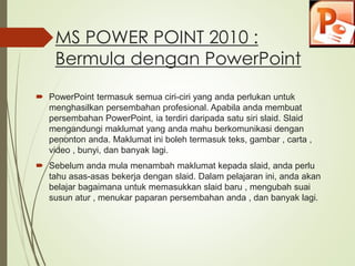 Kursus microsoft office 2010 | PPT
