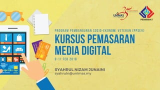 Kursus pemasaran media digital | PPT