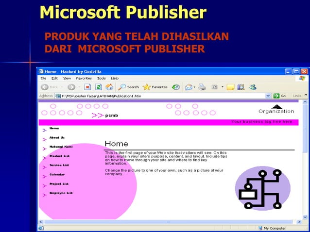 Kursus Penerbitan Meja DTP Microsoft Publisher faizar | PPSX | Desktop Publishing | Computer ...