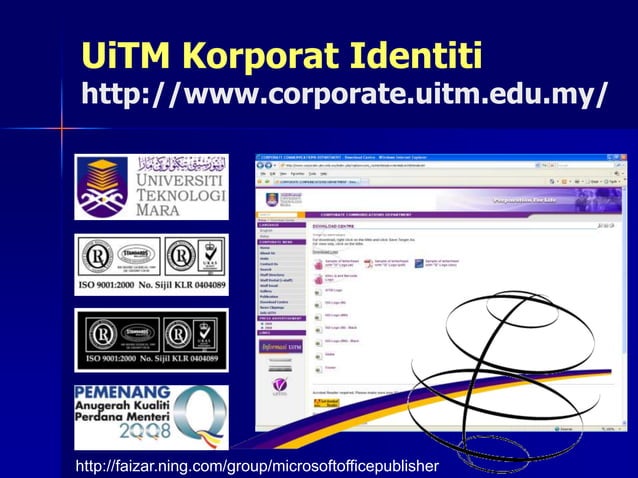 Kursus Penerbitan Meja DTP Microsoft Publisher faizar | PPSX | Desktop ...