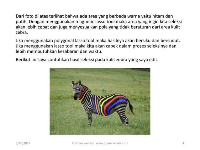 Kursus Photoshop Cara Menggunakan Magnetic Lasso Tool Photoshop Ppt