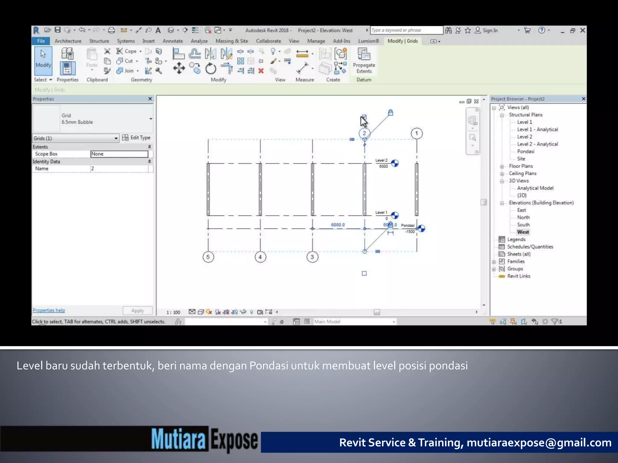 Kursus Revit Structure - Dasar Membuat Pondasi, Kolom & Balok | PPTX
