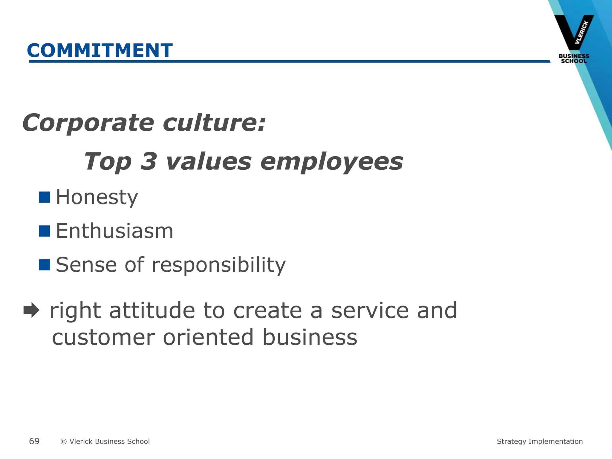 Strategy Implementation by Kurt Verweire - Book Launch | PDF