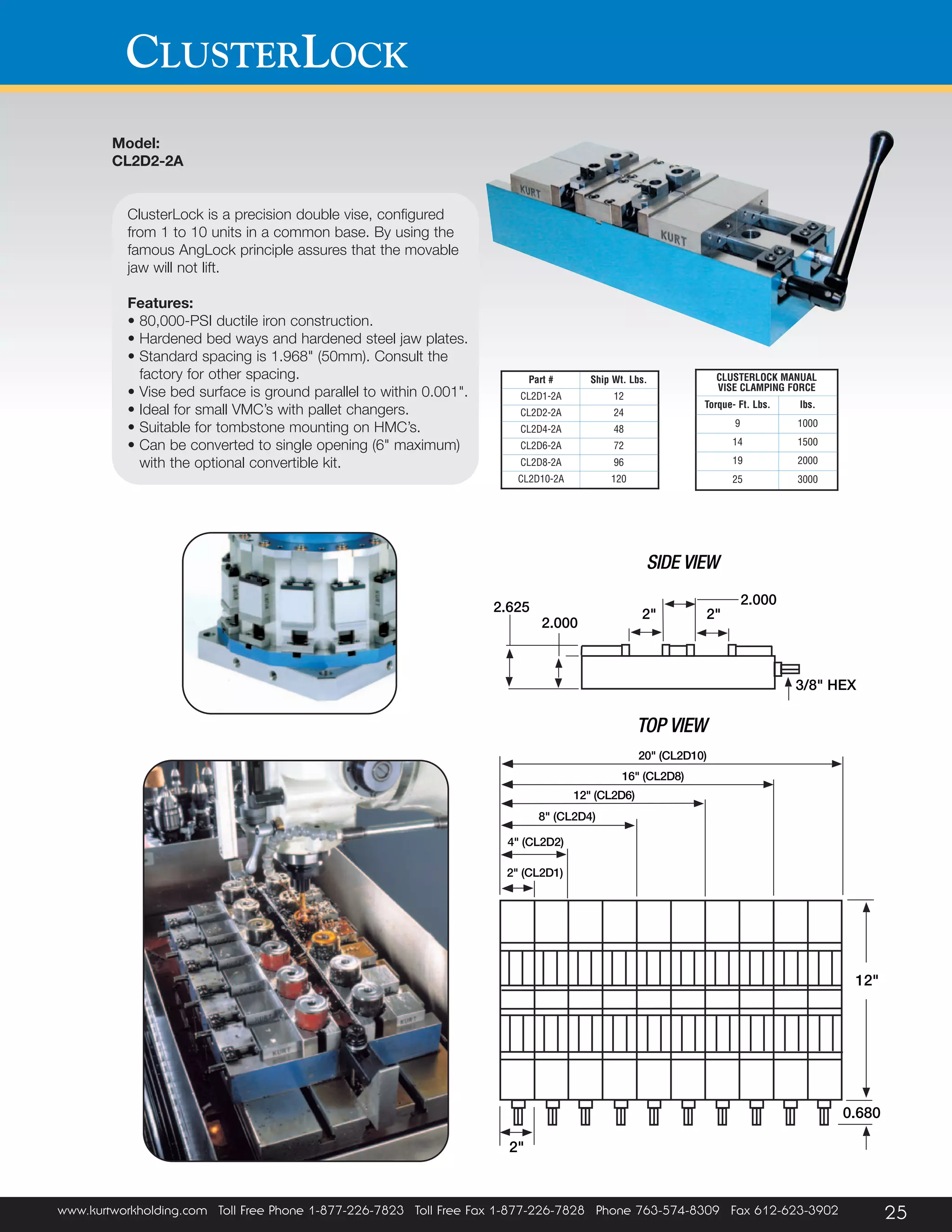 Kurt cluster lock_vise | PDF