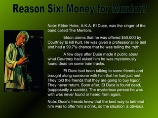 Kurt Cobain Murder | PPT