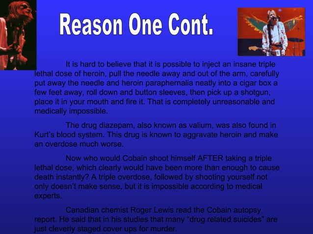 Kurt Cobain Murder | PPT