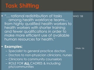 Models for Training/Maintaining the Global Health Workforce: Ann Kurth ...