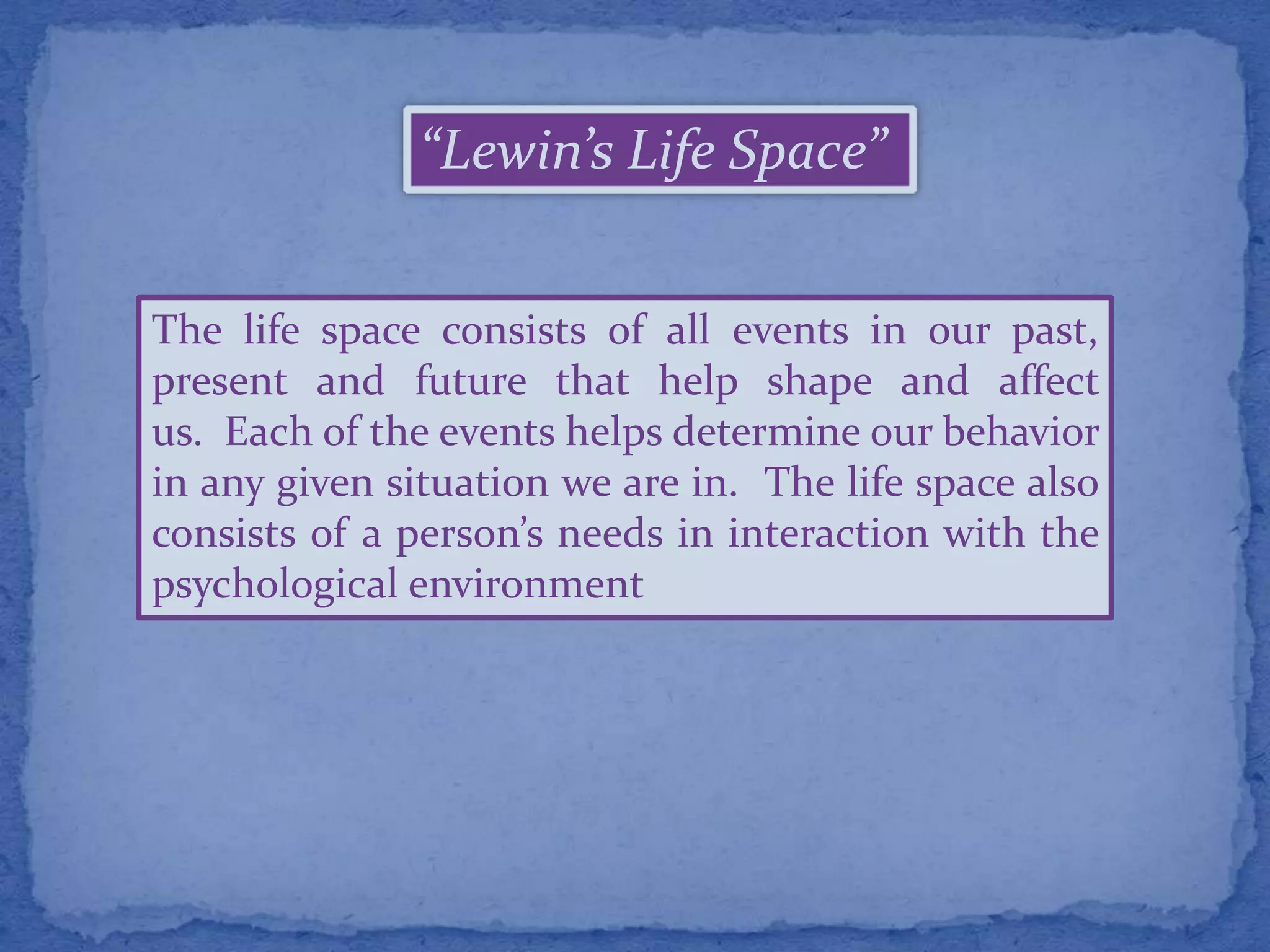Kurt Lewin's Theory | PPTX
